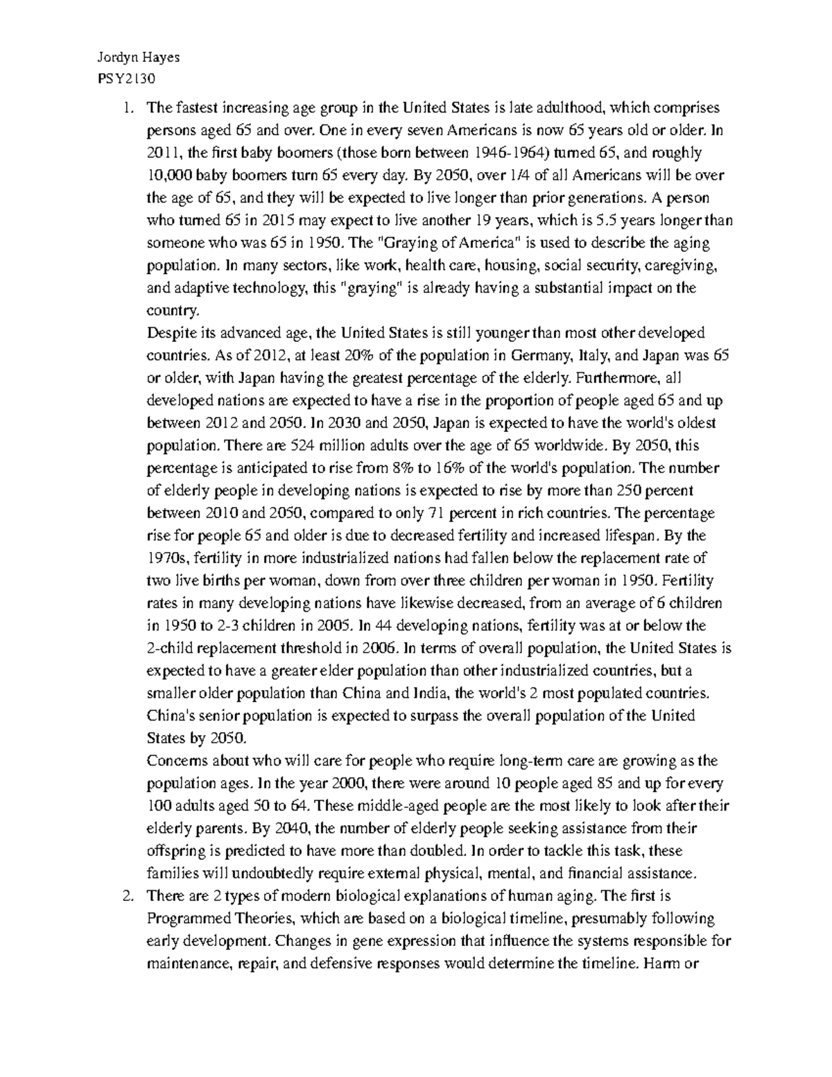 Module 5 hayes - Summarizes lessons and answers questions provided by ...