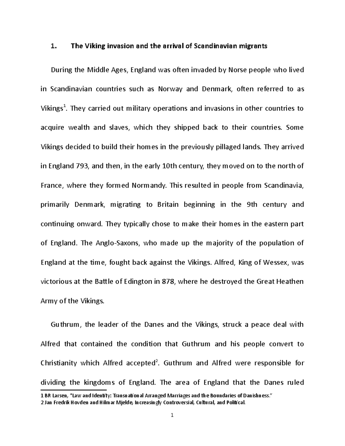 Part one Britain migration empires and the people c790 to the present ...