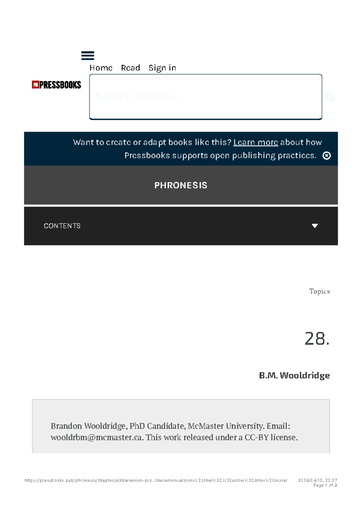 Utilitarianism- Pros and Cons – Phronesis - Home Read Sign in Want to ...