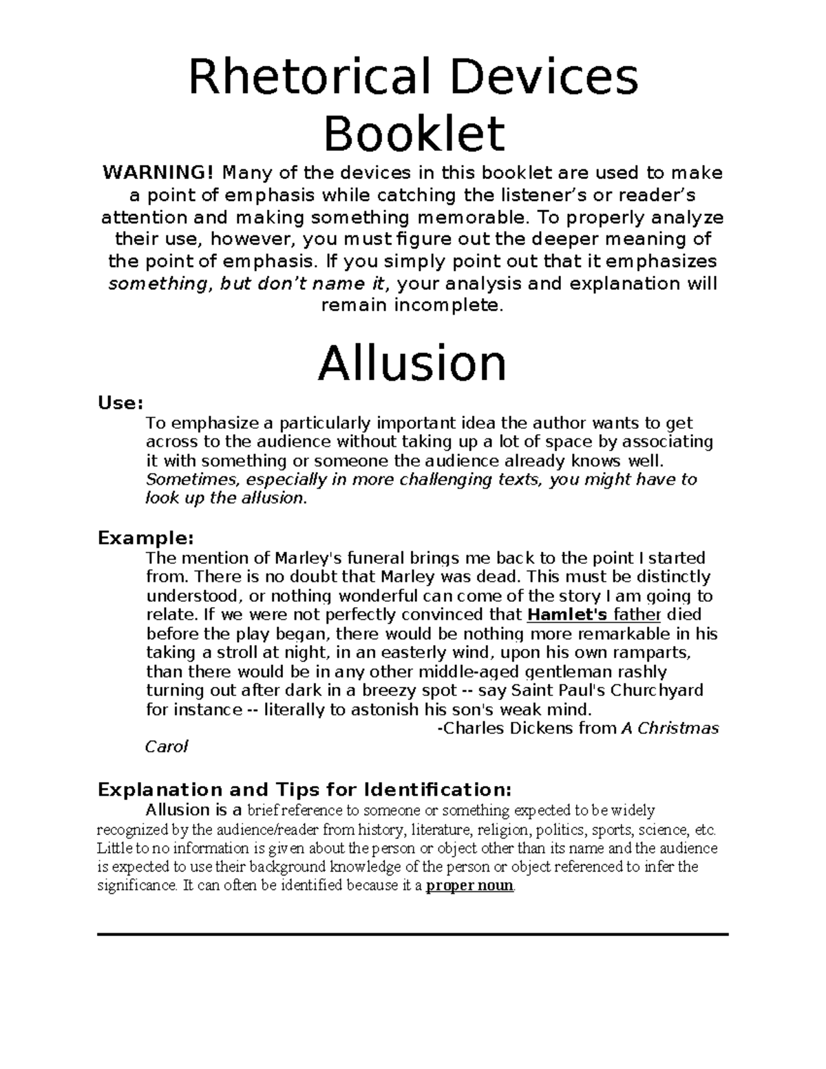 ARD+Reference+Booklet+2022-2023 - Rhetorical Devices Booklet WARNING ...