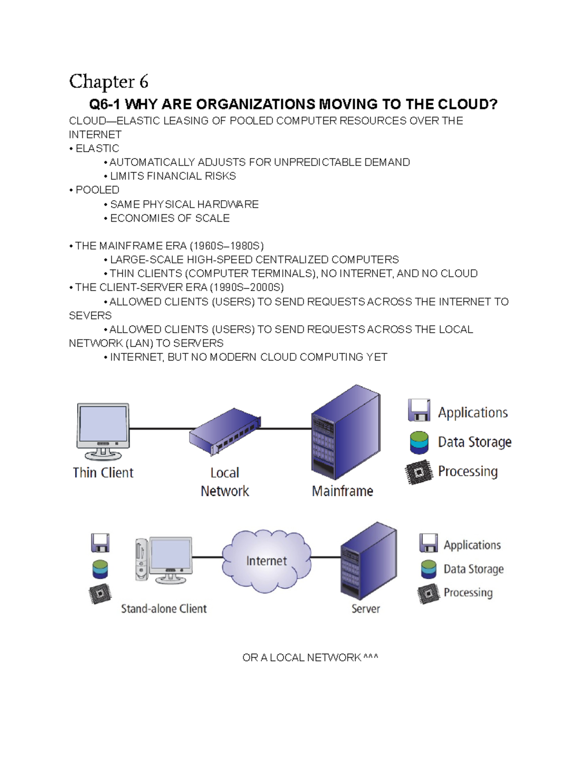 BUS 391 Final - Chapter 6 Q6-1 WHY ARE ORGANIZATIONS MOVING TO THE ...