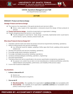 Module 2 Forecasting - Module 2 Forecasting Learning Objectives You should be able to: 3 List ...