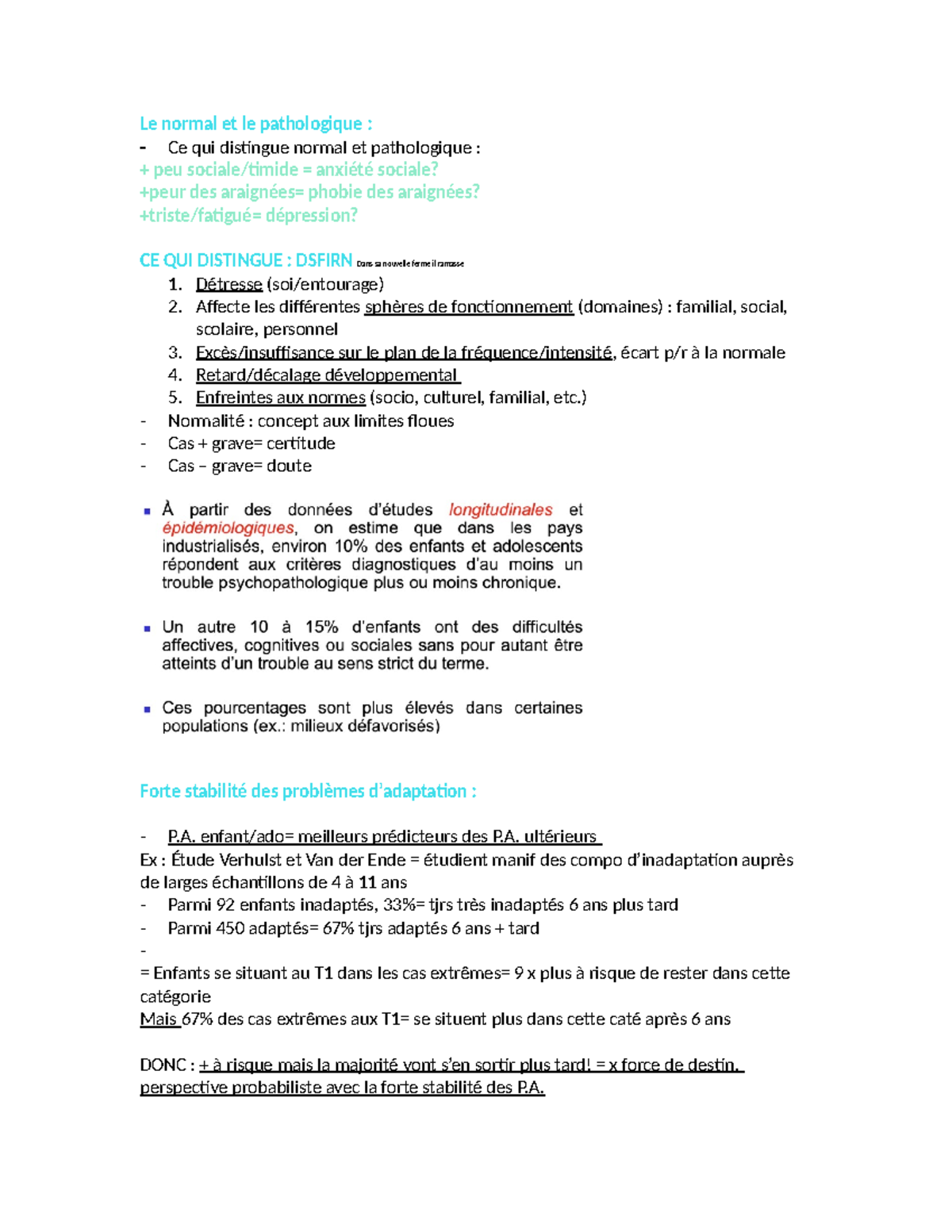 Les troubles anxieux - Le normal et le pathologique : Ce qui distingue normal et pathologique ...