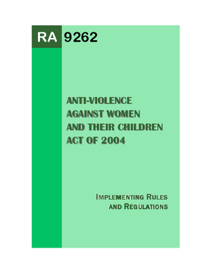 RA 9208 - Anti-Trafficking Law - Republic Act No. 9208 May 26, 2003 AN ...