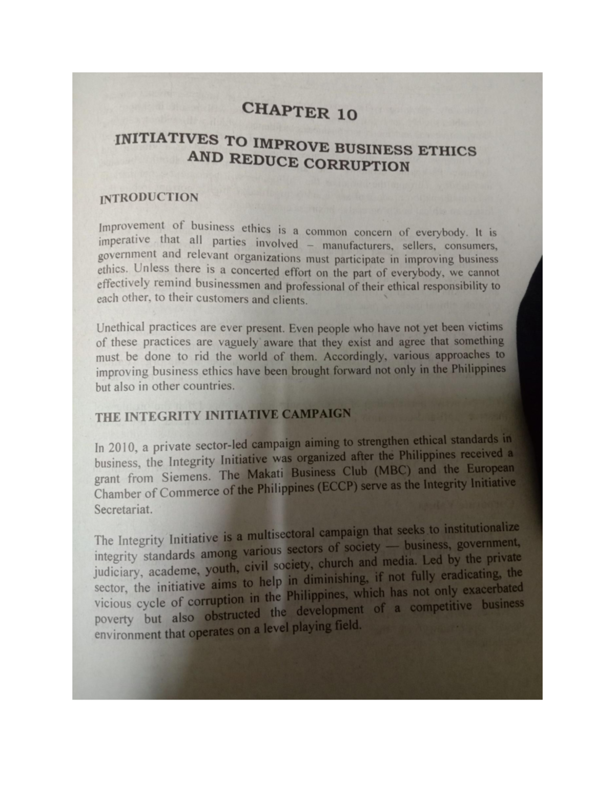 Chapter 10 - lecture - Corporate Governance, Business Ethics, Risk ...