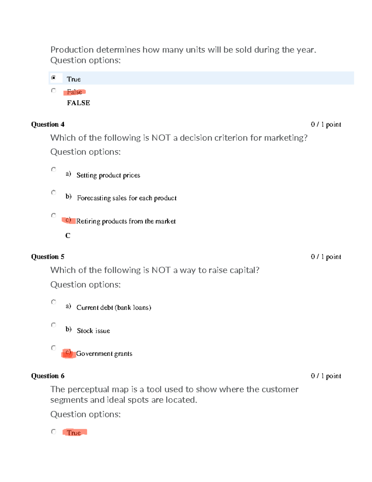 Capsim Core User Guide Quiz Answers - Production determines how many ...