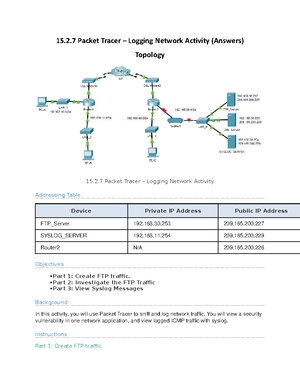 4.1.1.11 Packet Tracer – Configuring Extended ACLs Scenario 2 Answers - Packet Tracer ...