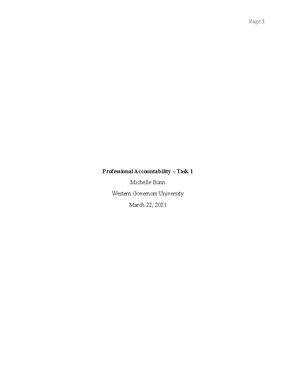 C304 Task 1 - C304 - C304 Professional Accountability Nursing ...