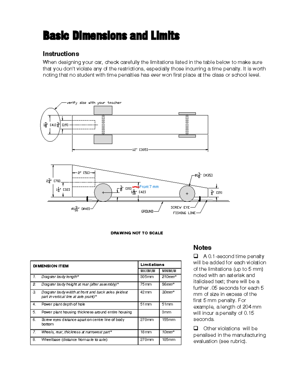 Copy Of Basic Dimensions Handout 1 1 1 DIMENSION ITEM Copy Of Basic Dimensions Handout 1 1 1 DIMENSION ITEM