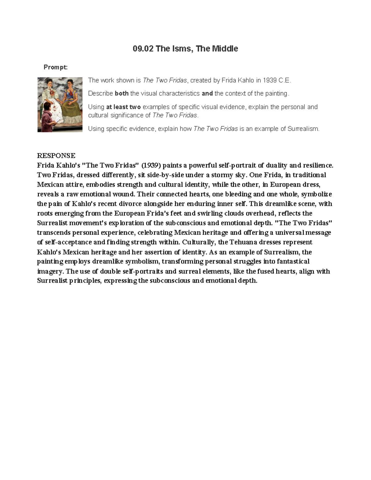 09.02 The Isms, The Middle - 09 The Isms, The Middle Prompt: The work ...