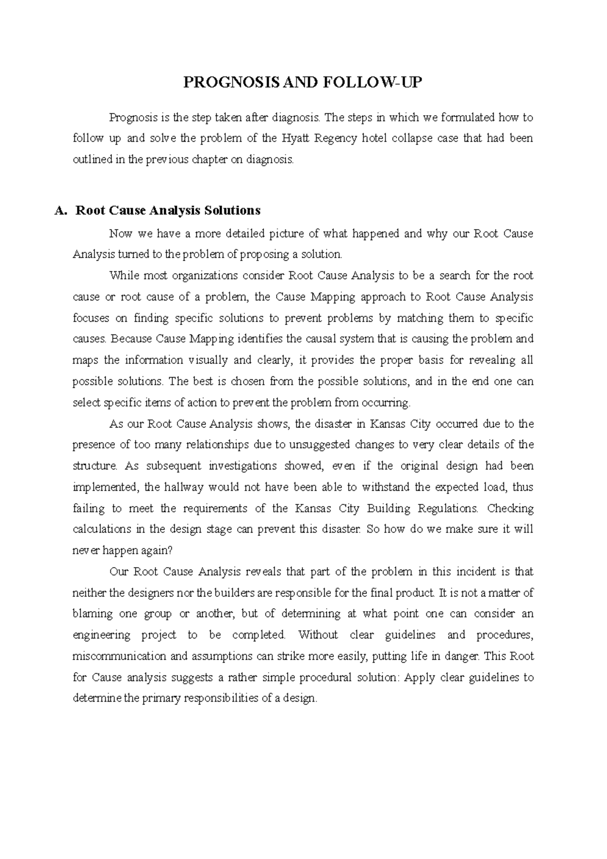 Prognosis AND Follow - PROGNOSIS AND FOLLOW-UP Prognosis is the step ...