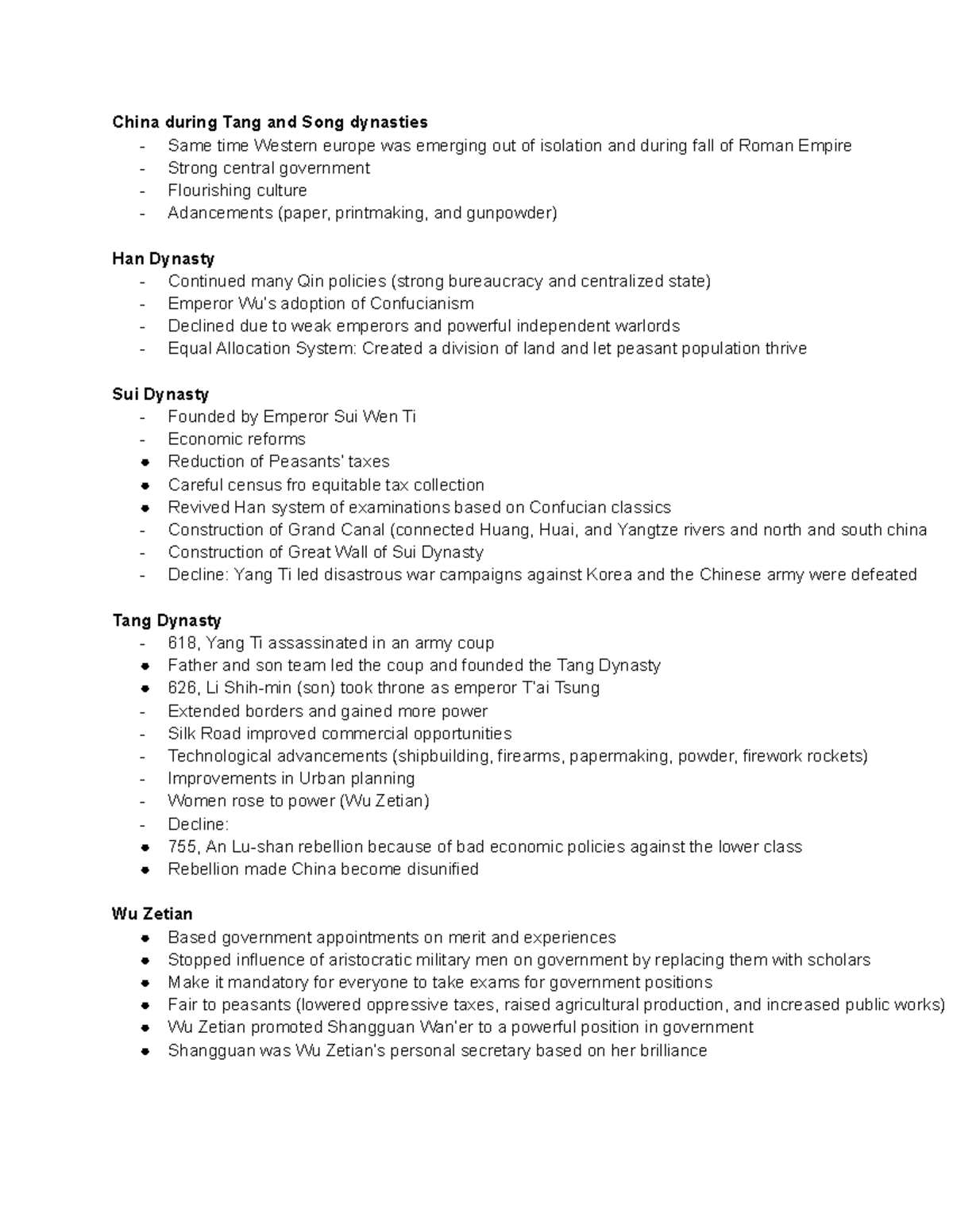 Medieval Chinese Dynasties and Islamic Gunpowder Empires - China during ...