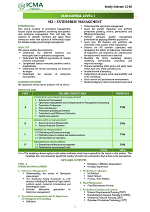 F2 MOCK 10 - Mock exam for Fma preparation - Acca f2 or fma - Studocu