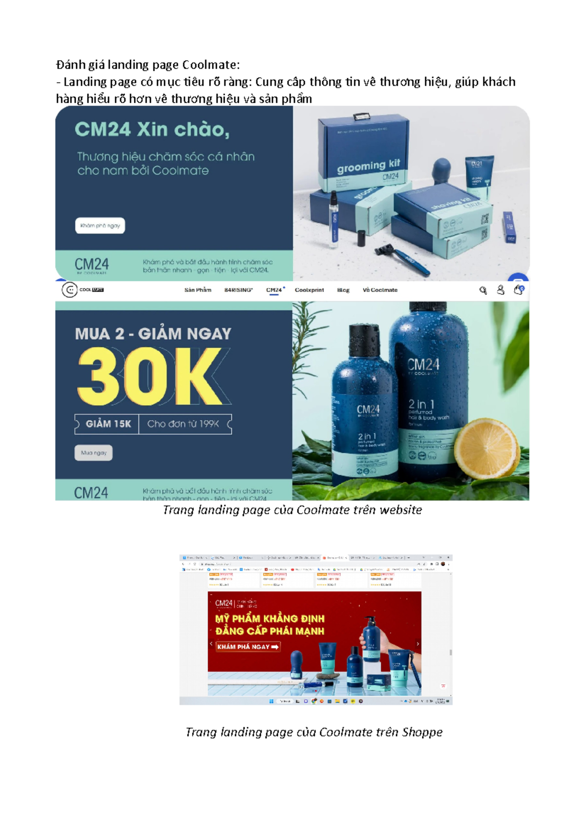 Đánh giá landing page Coolmate - Đánh giá landing page Coolmate ...
