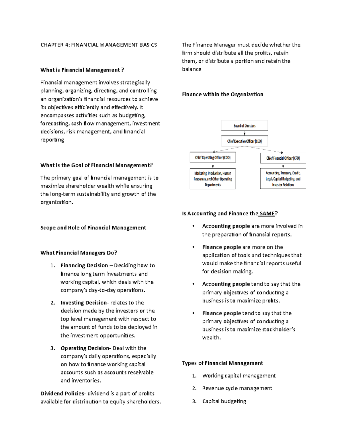 Inbound 3069305478159161561 - CHAPTER 4: FINANCIAL MANAGEMENT BASICS ...