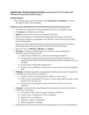 Acid Base Notes - Acid Base - Ignatavicius: Medical-Surgical Nursing ...
