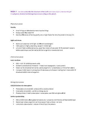 Earth structure - simplified notes - Earth structure and materials ...