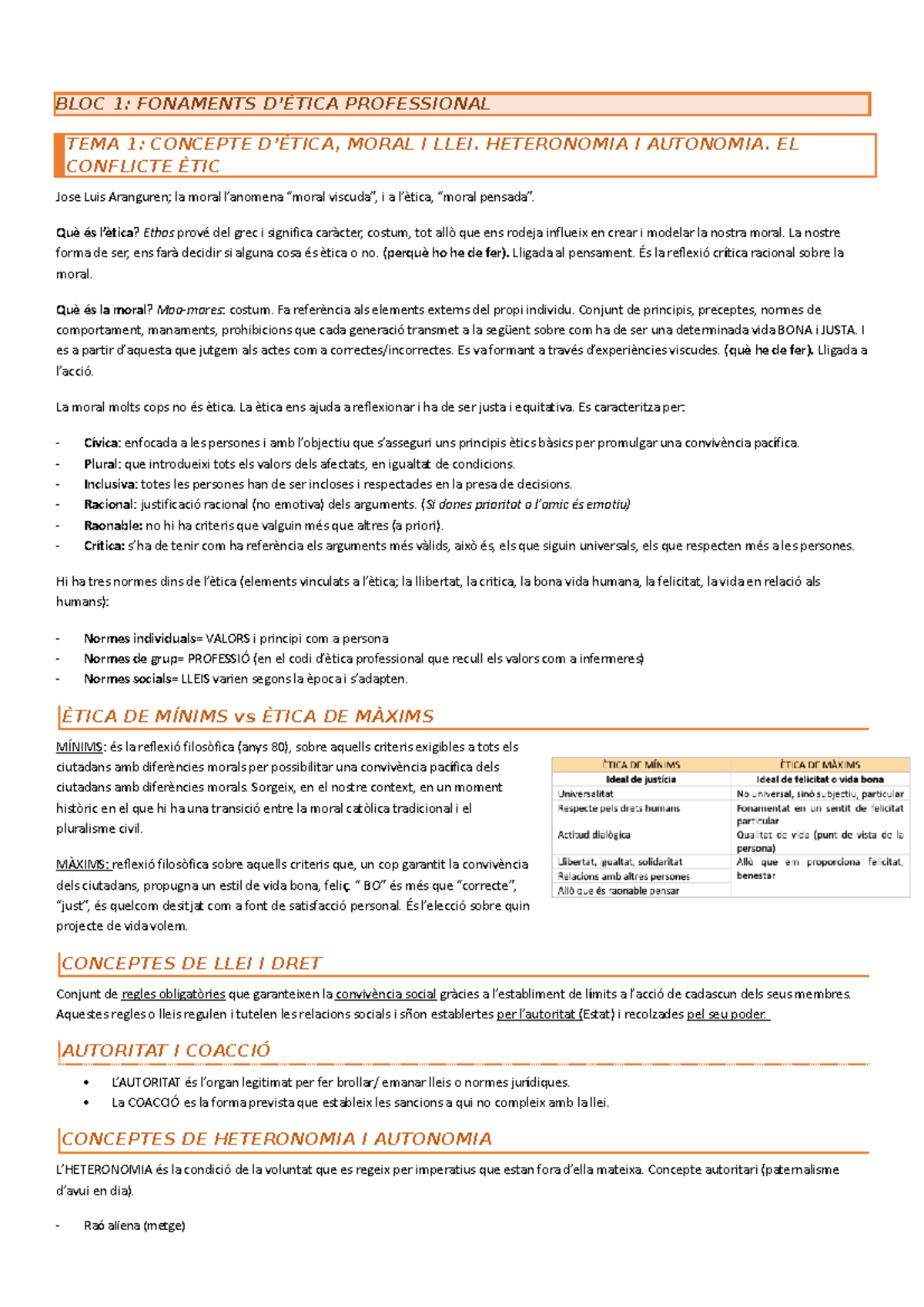 Resum Ètica TOT - La medicina (del latín medicina, derivado a su vez de mederi, que significa ...