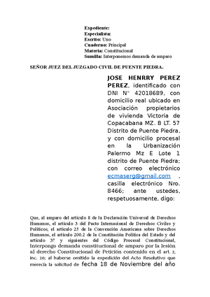 Carta Notarial DE Requerimiento DE Cumplimiento Nelson - CARTA NOTARIAL ...