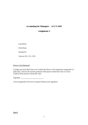 Assignment 11 - Case 2 - nothinh - Assignment 10 This assignment involves reading the busines ...