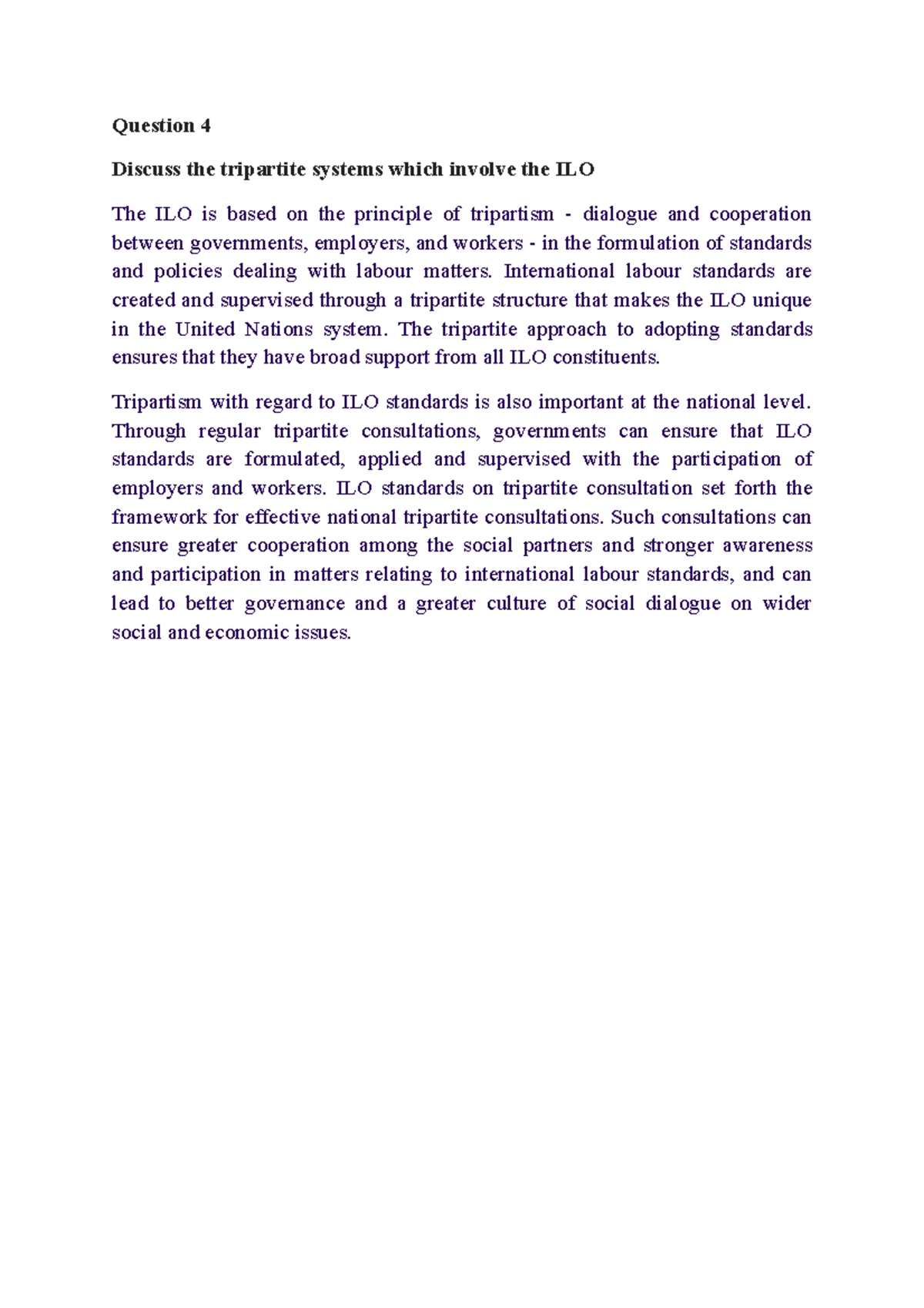 T1 Q4 - tutorial work - Labour Law - MMU - Studocu