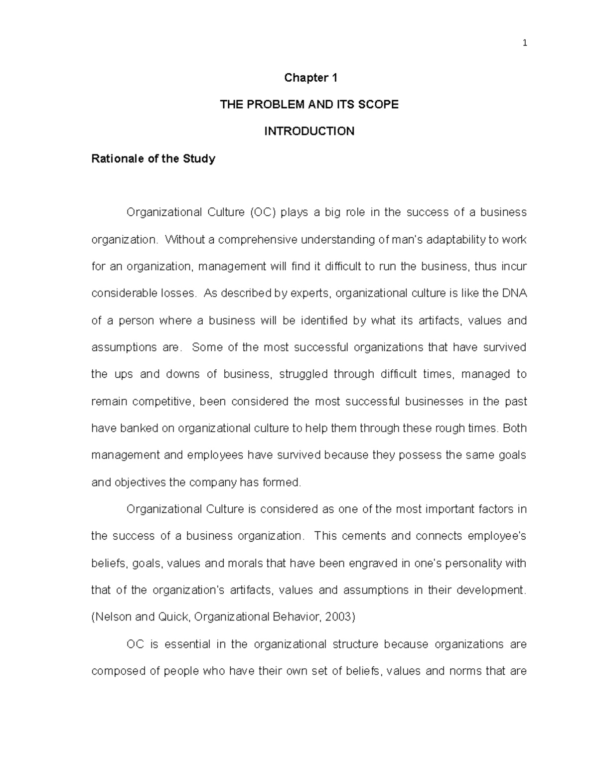 Thesis revision for hardbound - Chapter 1 THE PROBLEM AND ITS SCOPE ...