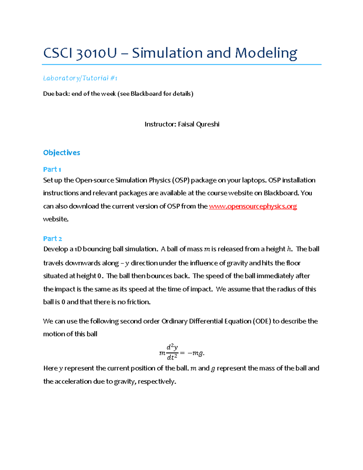 Laboratory tutorial with sheets by faisal qureshi - Tutorial Work 1 - 8 ...