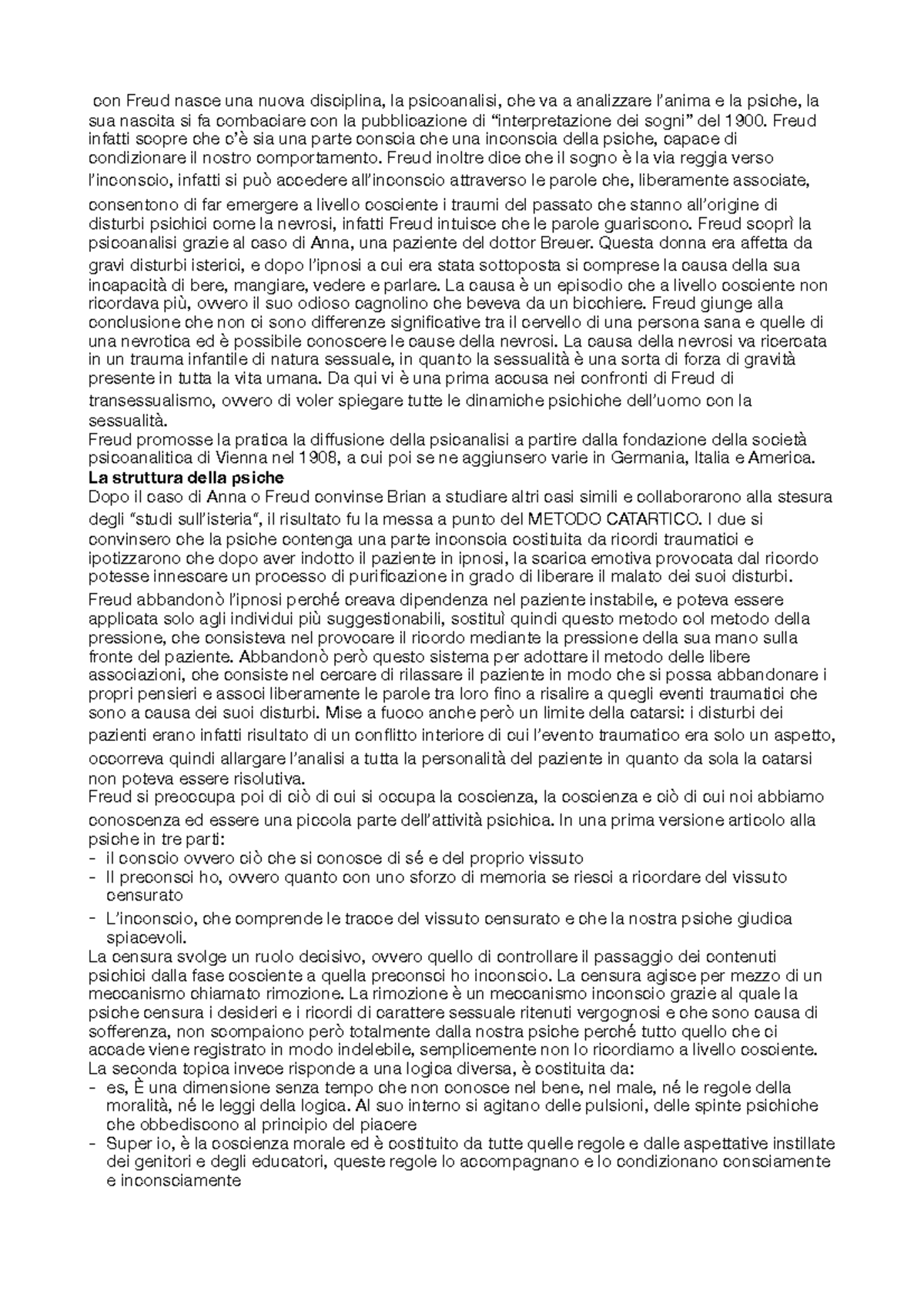 Freud e bergson - con Freud nasce una nuova disciplina, la psicoanalisi ...