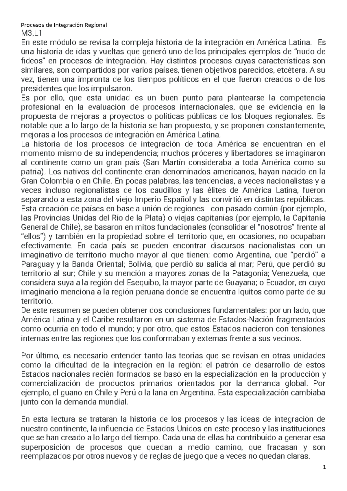 M3Y4 Procesos - M3,L En este módulo se revisa la compleja historia de ...