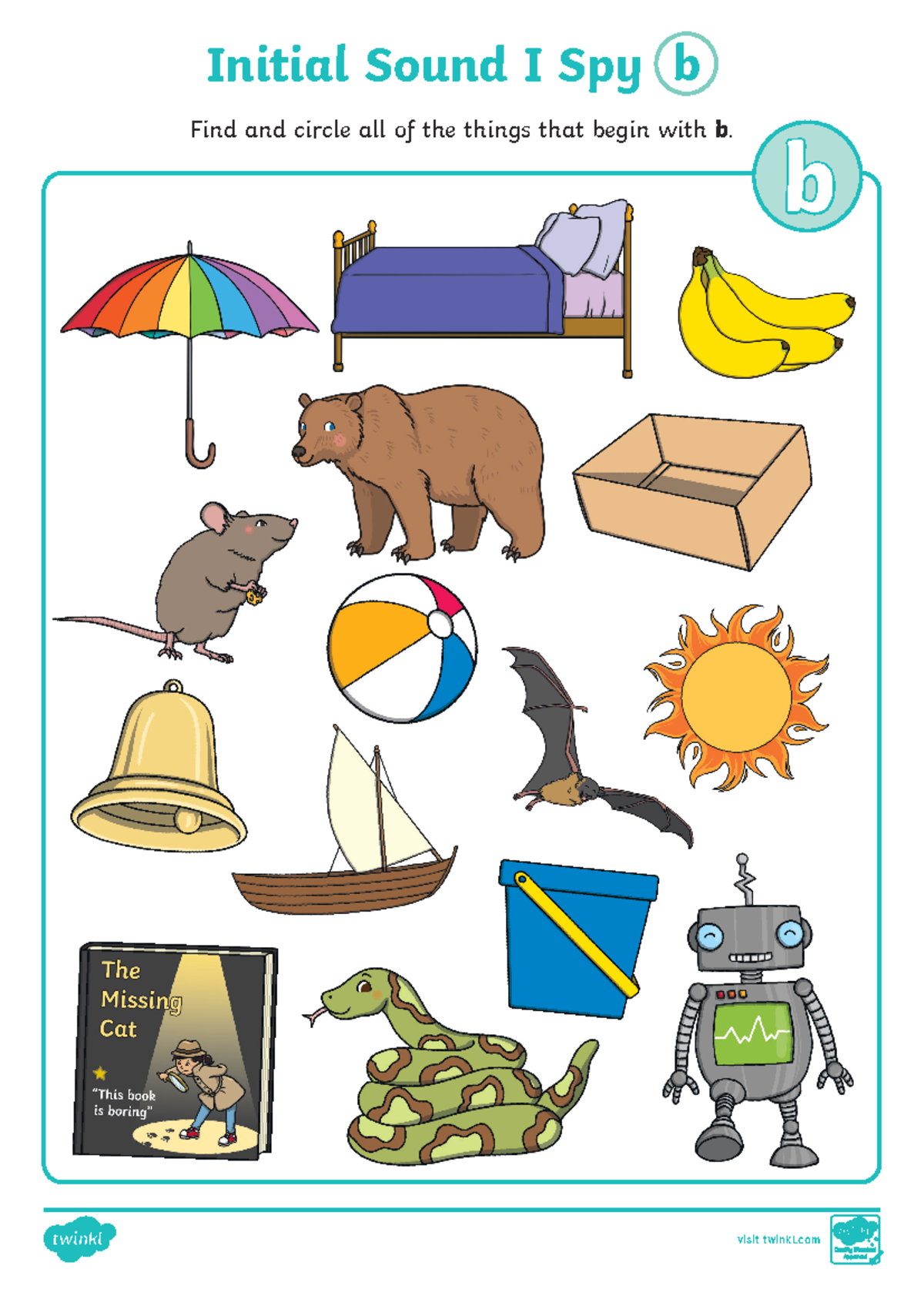 Initial sound I spy b - To help community students on pronounciation ...