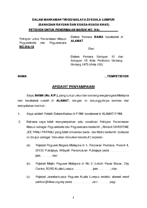 Pupilage Summary Checklist - PUPILLAGE SUMMARY CHECKLIST (FOR ALL W ...