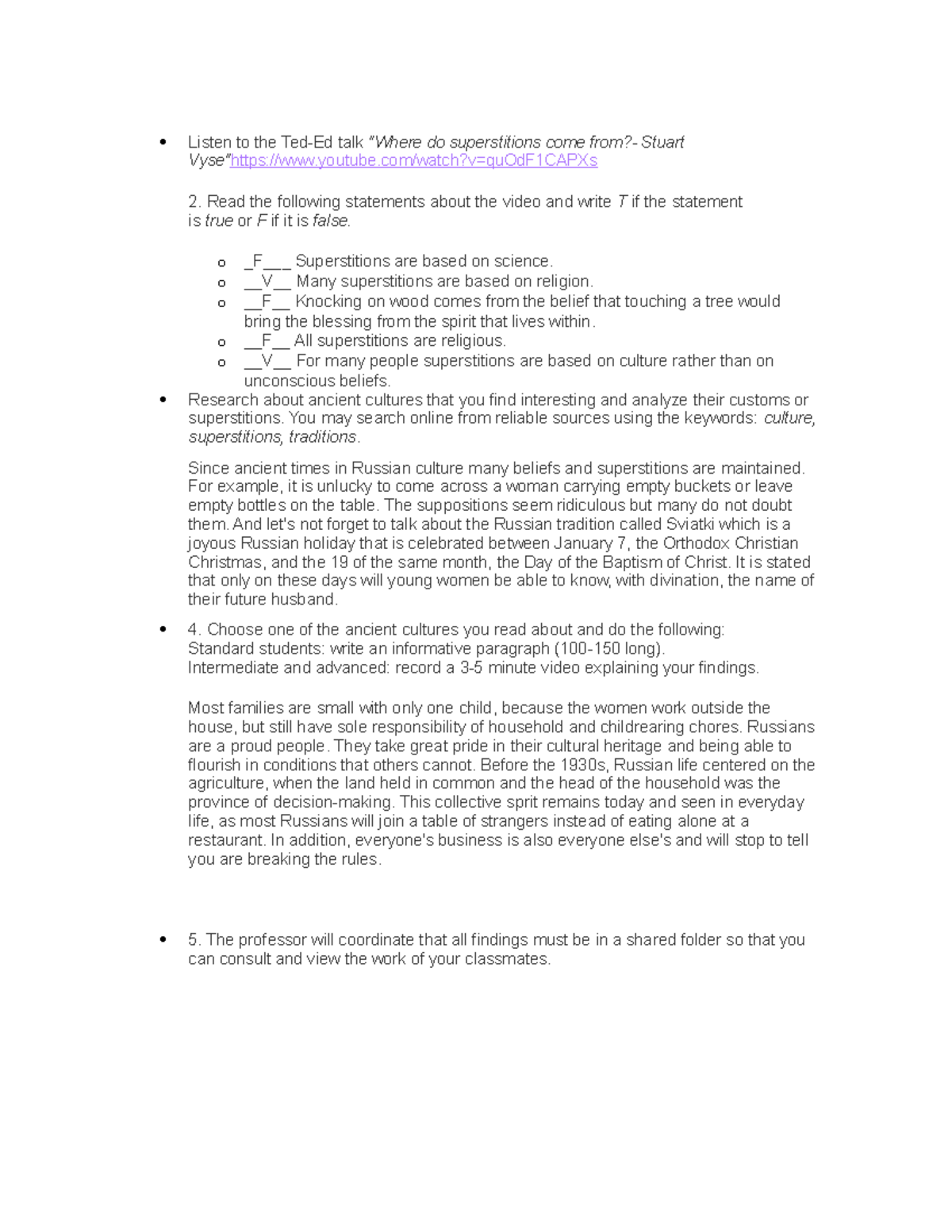 Activity 7 English III - BIEN - Listen to the Ted-Ed talk "Where do ...