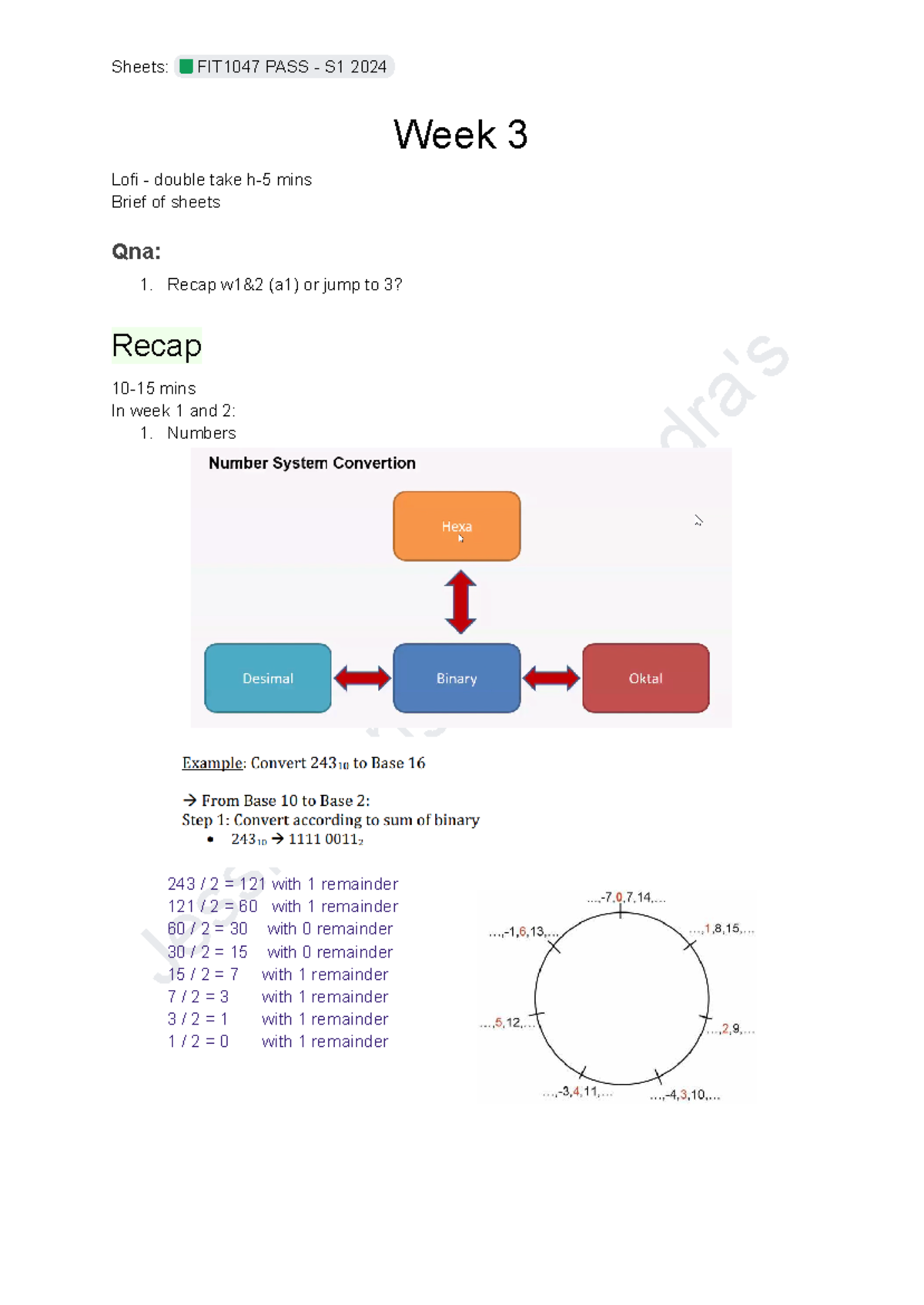 Week 3 - PASS FIT1047 - Pass - Jessica Angeline Tjandra's Week 3 Lofi ...