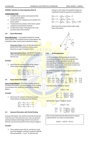 Numerical Solutions for Engineers - Solution of Non-Linear Equations ...