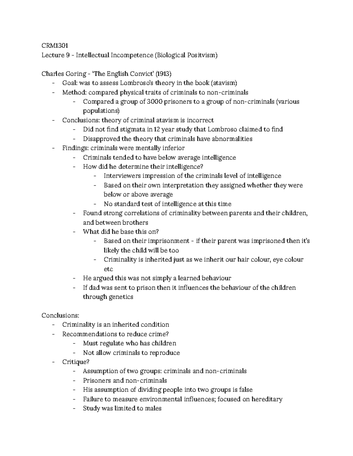 CRM1301 Lecture 9 - CRM Lecture 9 - Intellectual Incompetence ...
