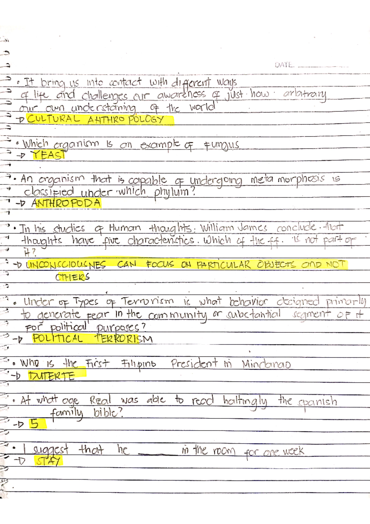 GEN ED NEW Lecturers Notes - Education - Studocu