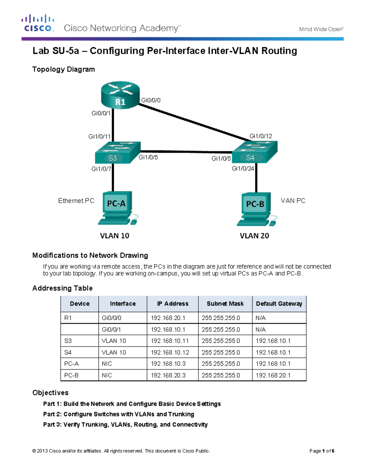 Lab SU-5a - practical - © 2013 Cisco and/or its affiliates. All rights ...