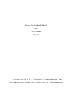 IDS 400 Module 3 - Critical Analysis Southern New Hampshire University ...