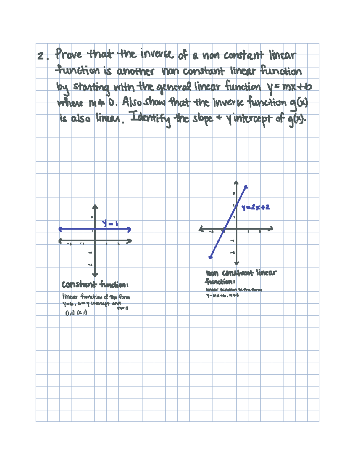 Discussion 2 you choose and explain - 2 Prove that the inverse of a non ...