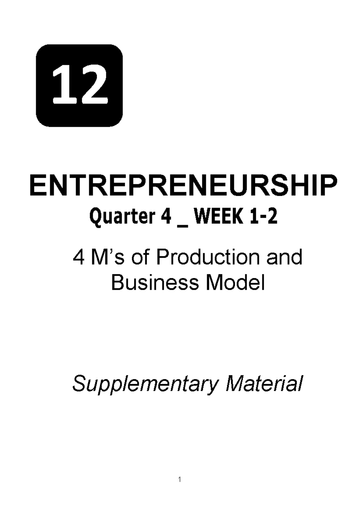 Q4-week-1-2-entrep-4ms-of-production-and-business-model-students ...