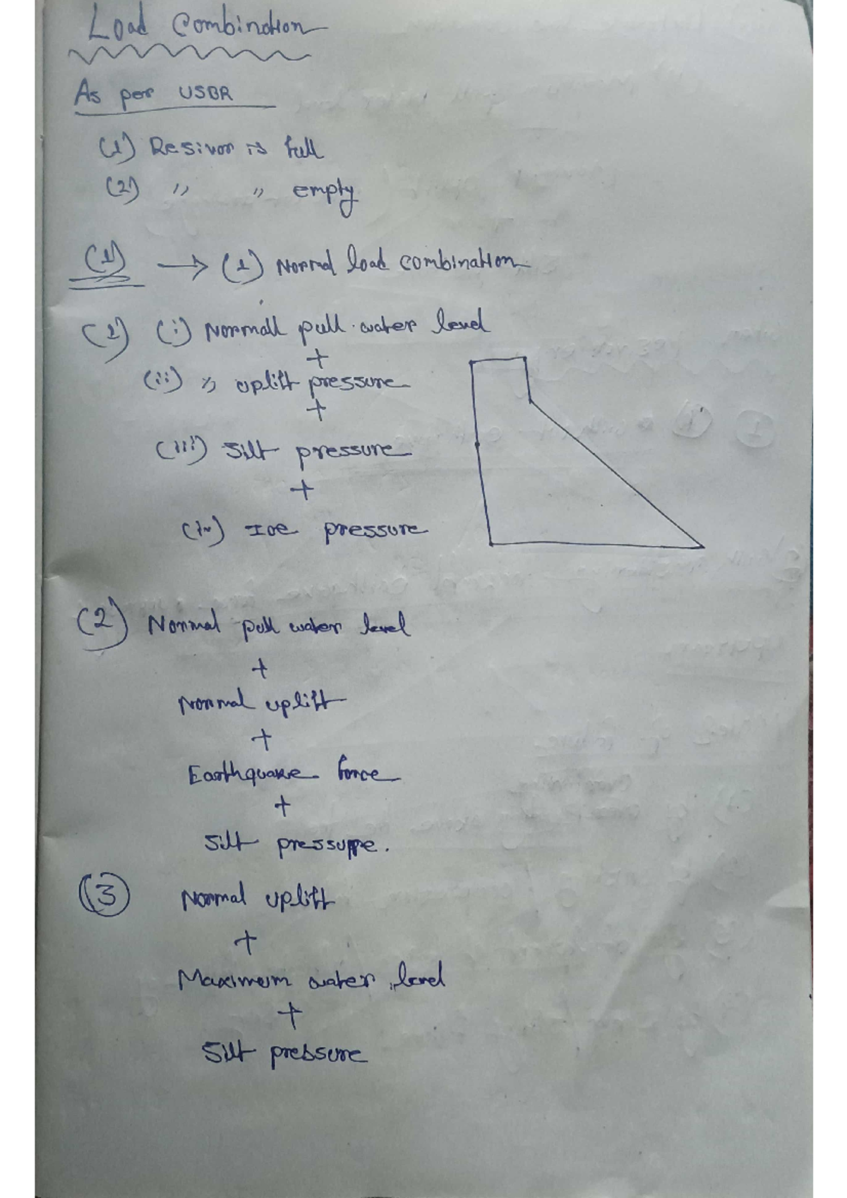 Hydraulic structure (08 - Load combination As per USBR (1) Resiver is ...