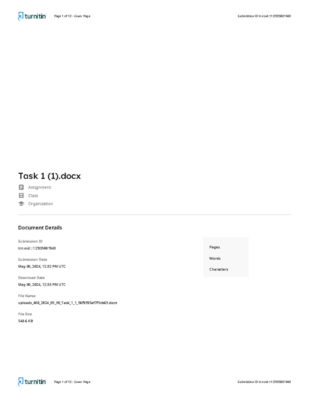 AI-Task 1 1 - tasks - Organization Class Assignment Task 1 (1).docx Document Details Submission ...