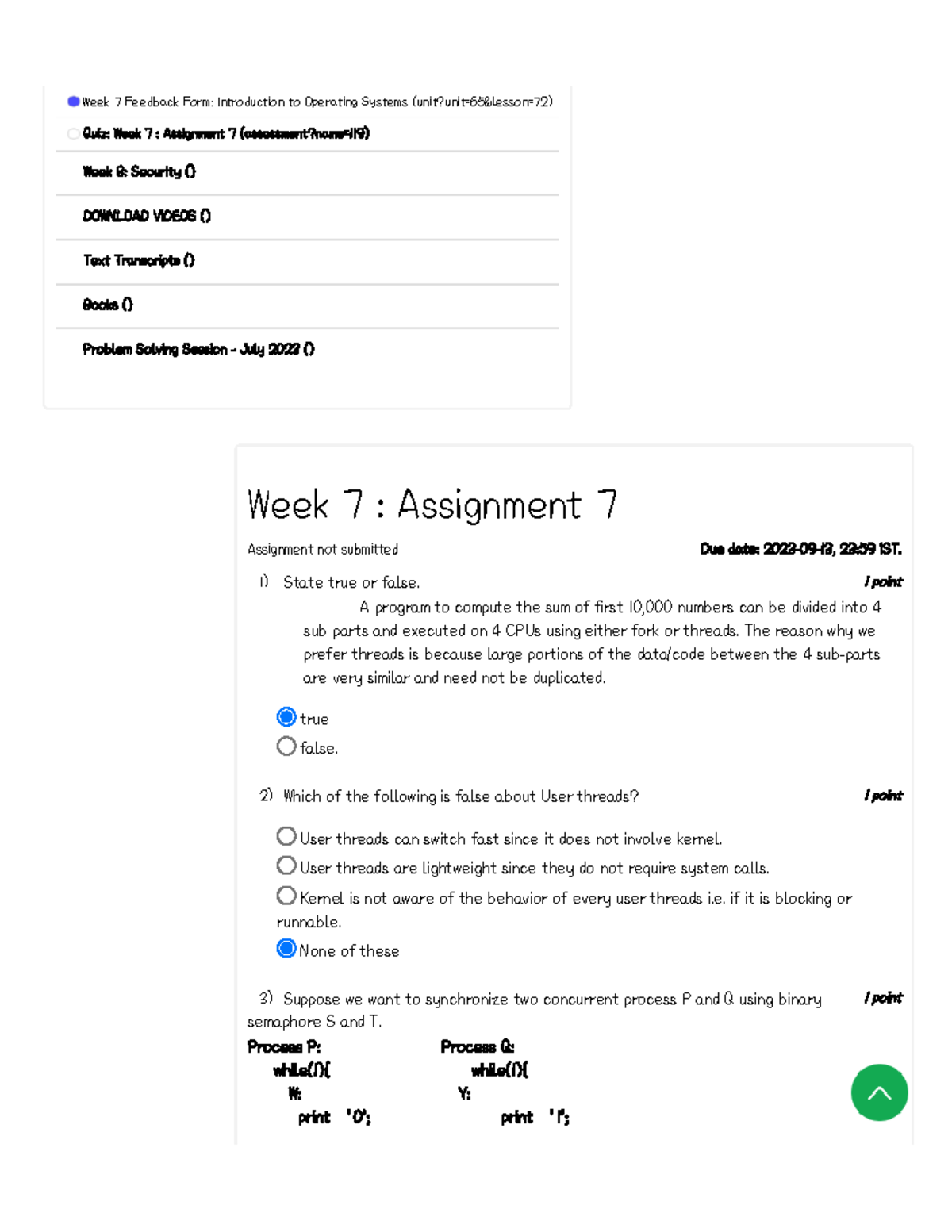 Introduction To Operating Systems - Unit 8 - Week 7 Deadlocks and ...