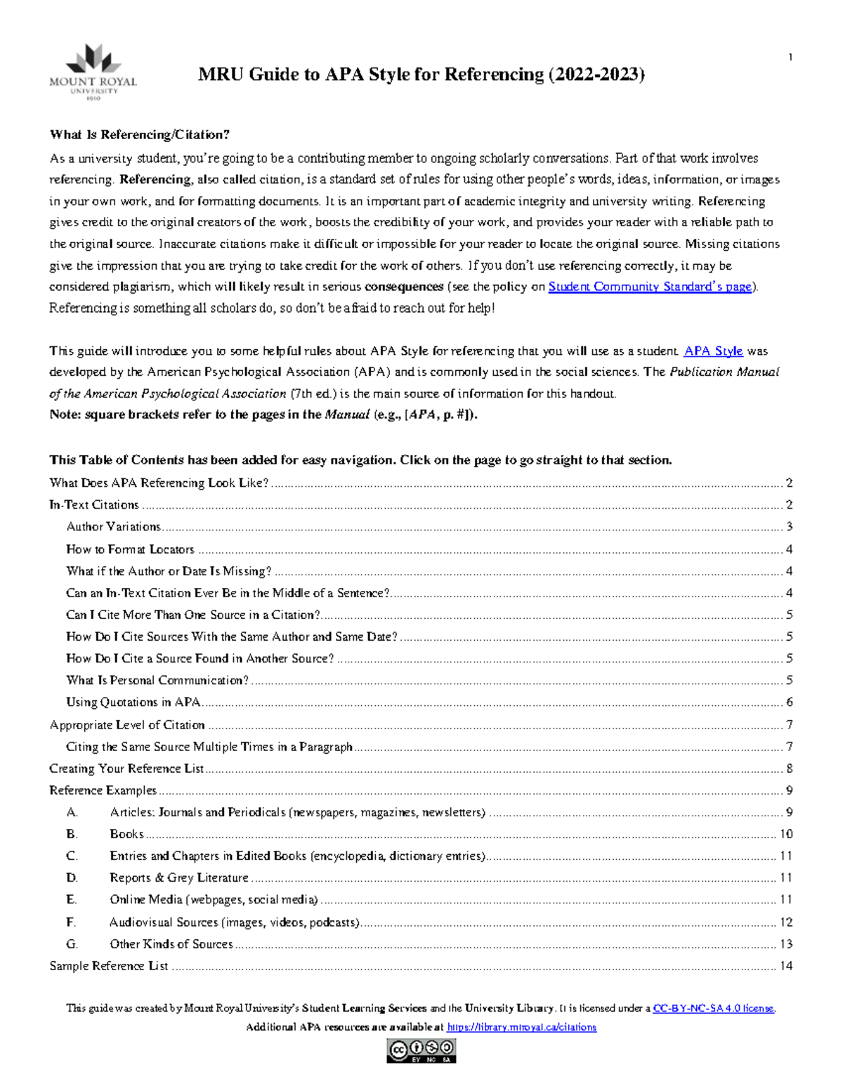 APA Citation - APA format/referencing guide. Great use for papers ...
