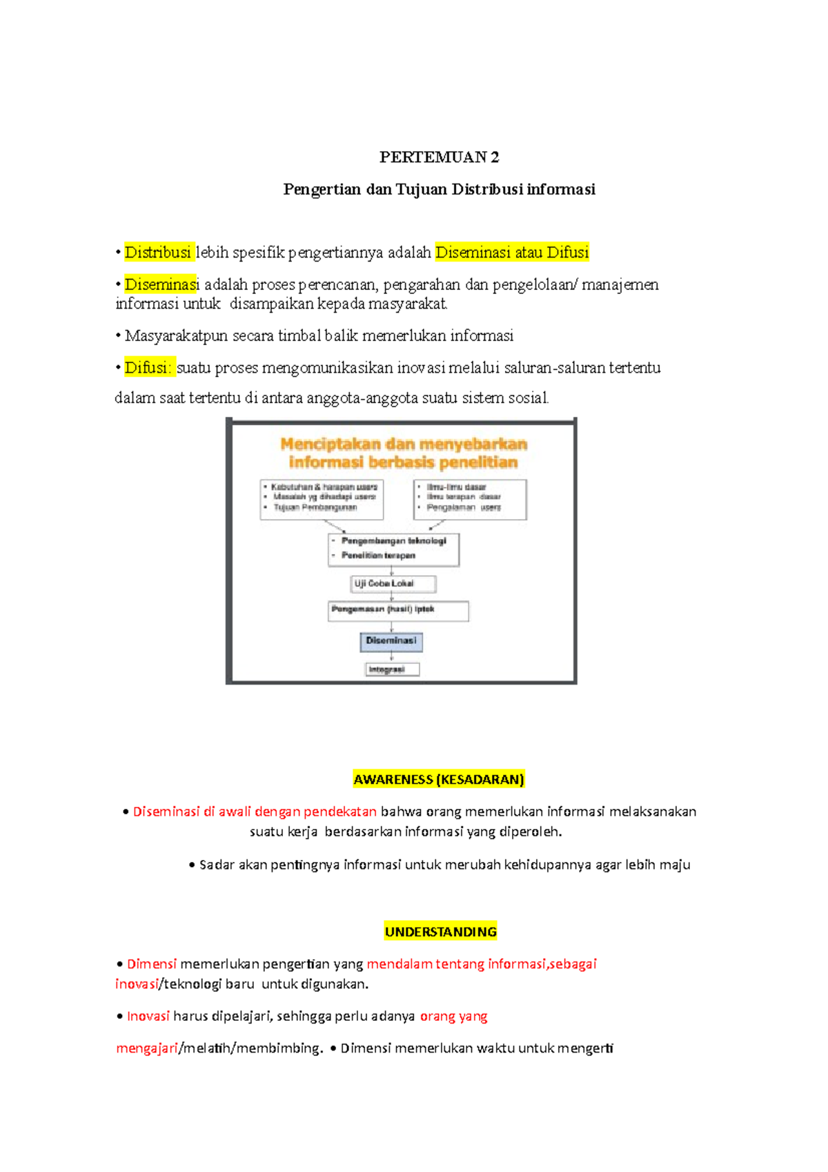 Distribusi Informasi Part 2 - PERTEMUAN 2 Pengertian dan Tujuan ...