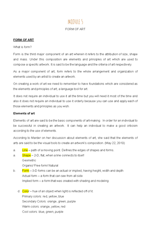 Art Appreciation Hum 1 - Appropriation - ART APPRECIATION Hum 1 ...