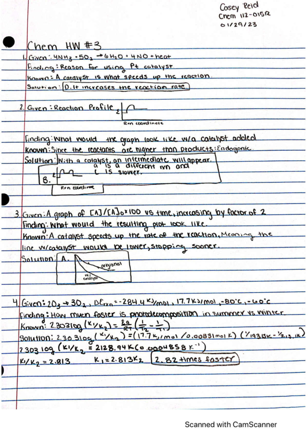 Homework assignment 3 Chem 112 - CHEM 112H - Studocu