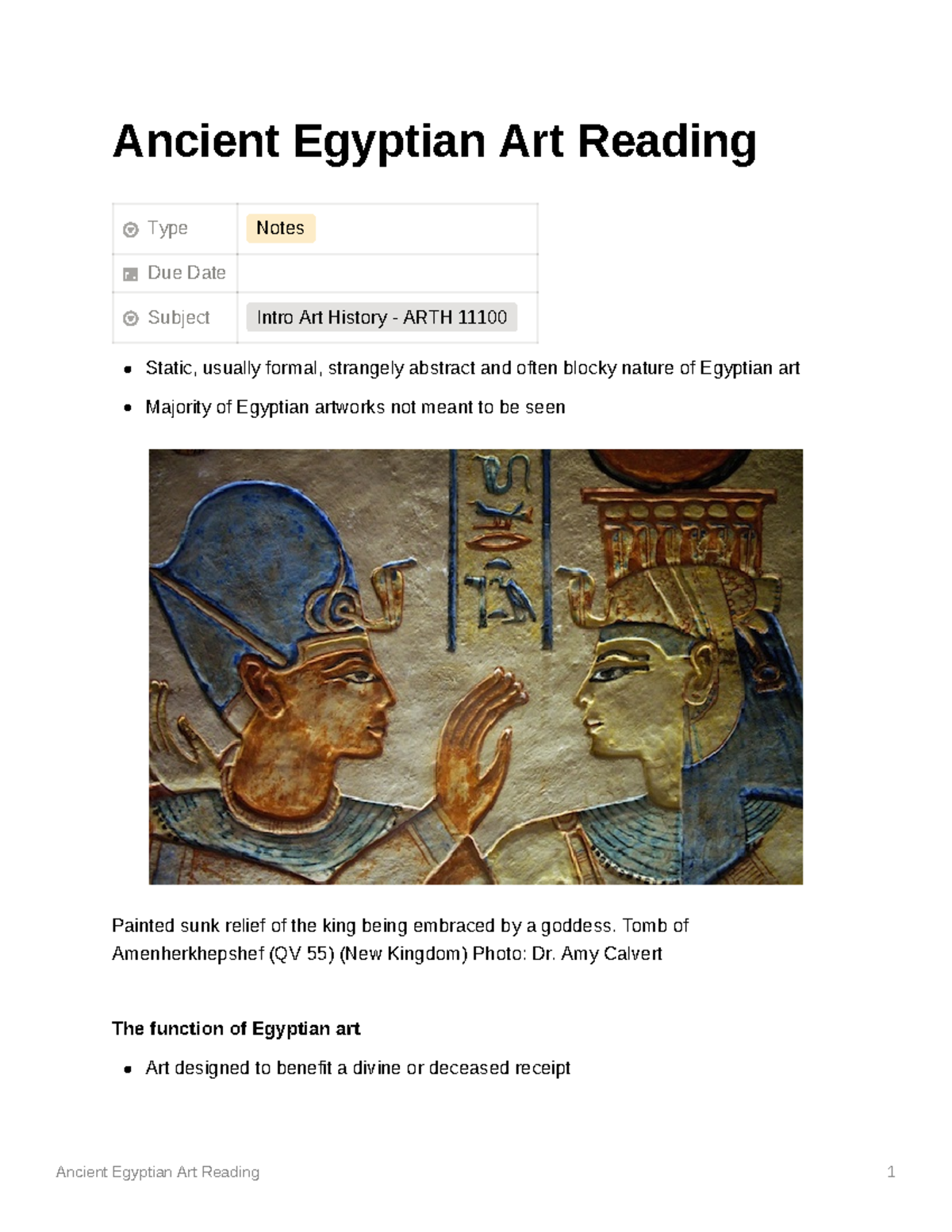 Ancient Egyptian Art Reading - Tomb of Amenherkhepshef (QV 55) (New ...