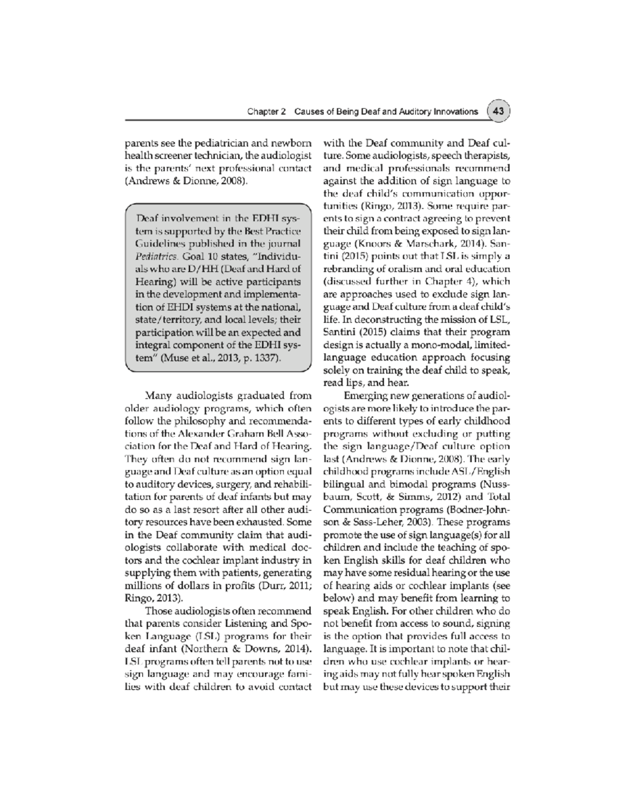 Deaf culture chapter 2 - Chapter 2 Causes of Being Deaf and Auditory ...