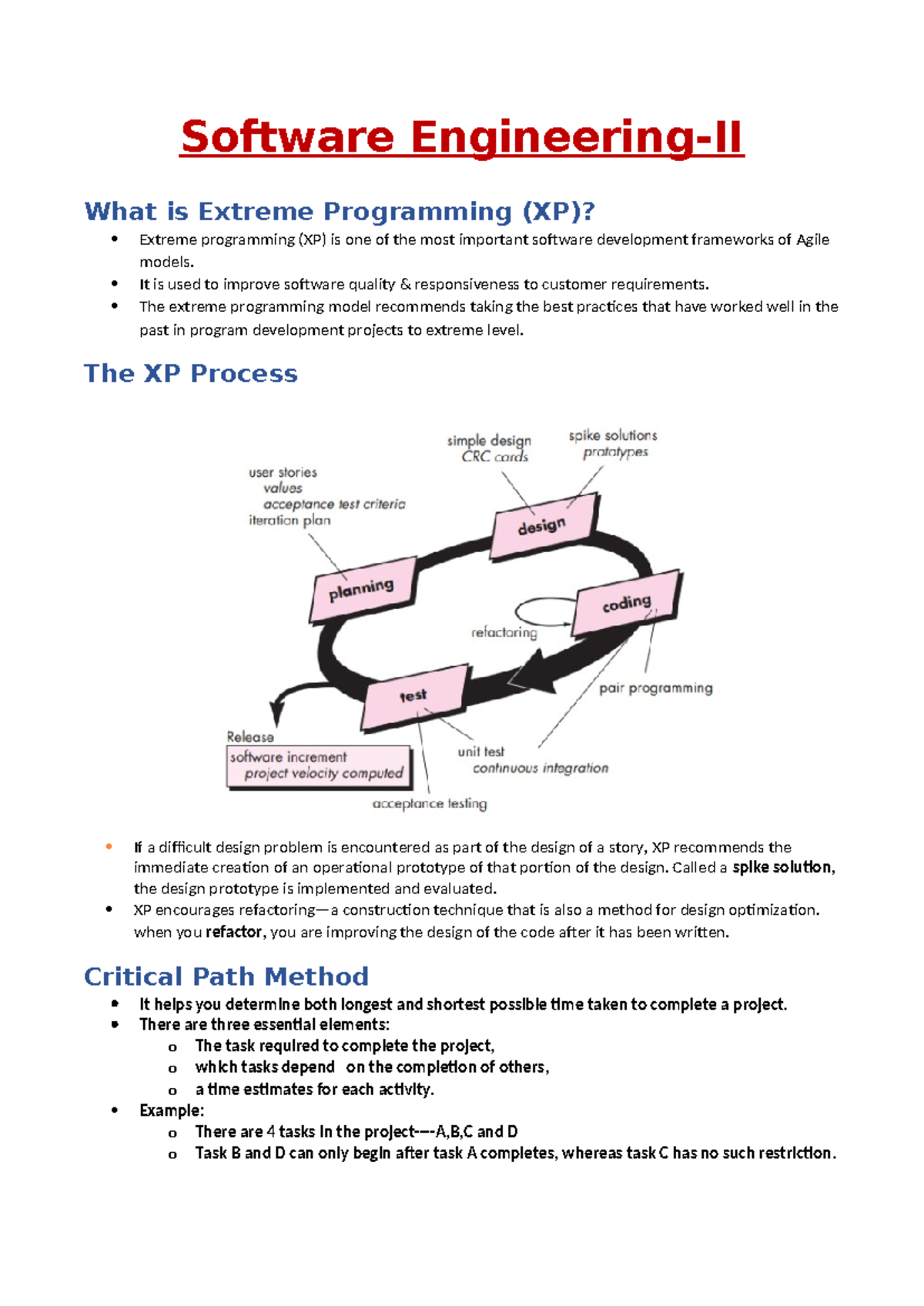 Software Engineering - Software Engineering-II What is Extreme ...
